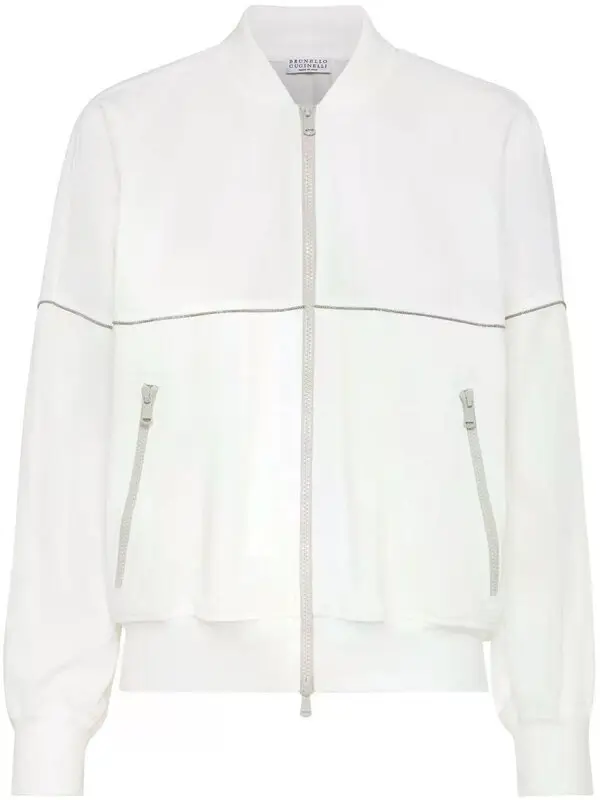 Brunello Cucinelli Monili-embellished Track Jacket