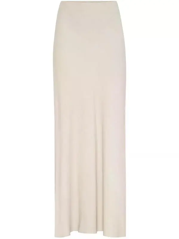 Brunello Cucinelli Bias-cut Maxi Skirt - Neutrals