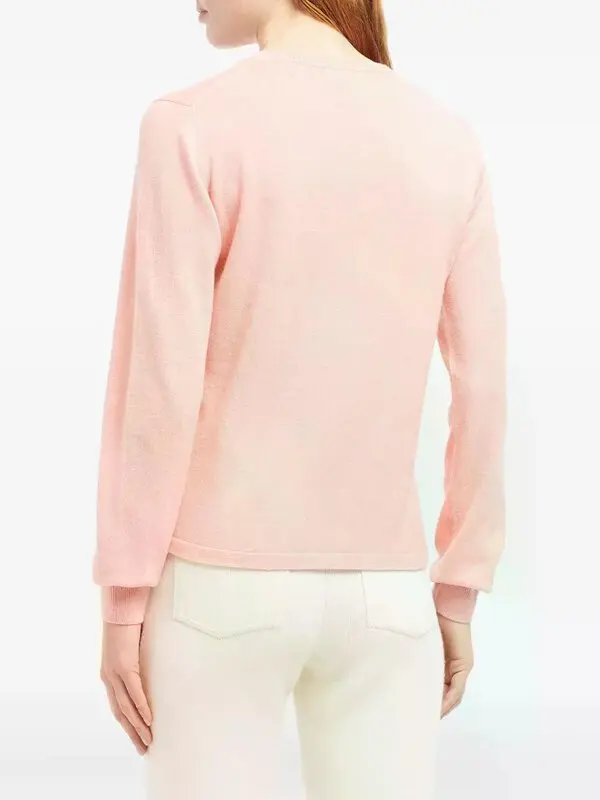 BARRIE Round-neck Jumper - Pink