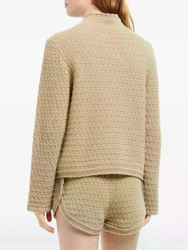 BARRIE Cashmere Tweed Shorts - Green