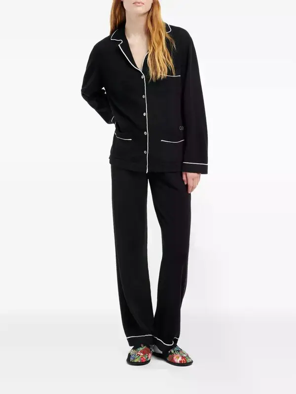BARRIE Ultra-fine Trousers - Black