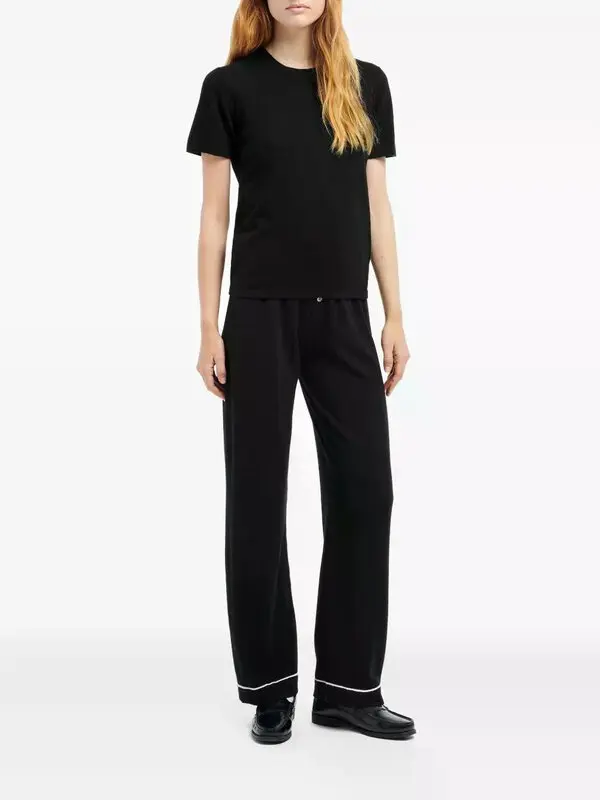 BARRIE Ultra-fine Trousers - Black