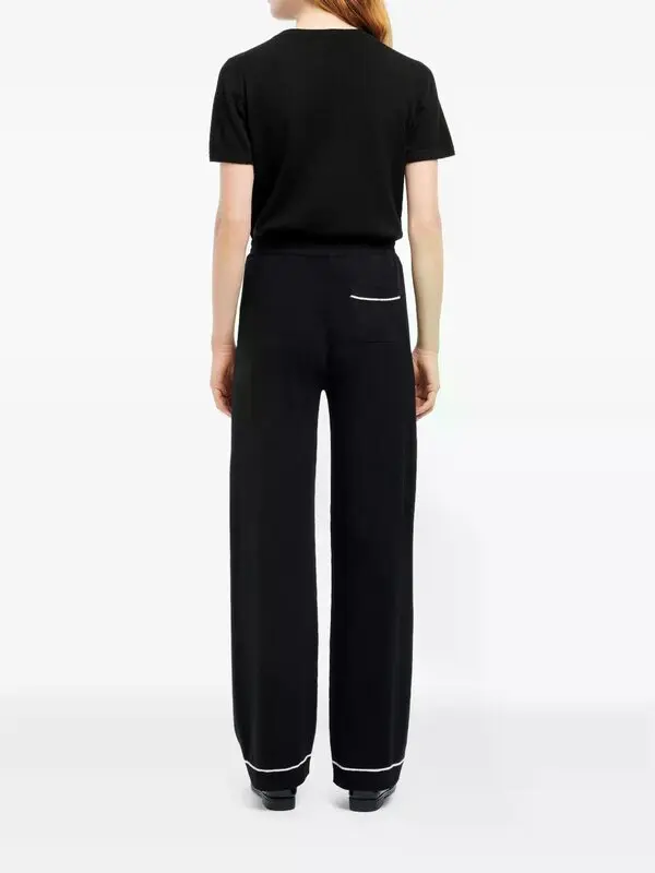 BARRIE Ultra-fine Trousers - Black