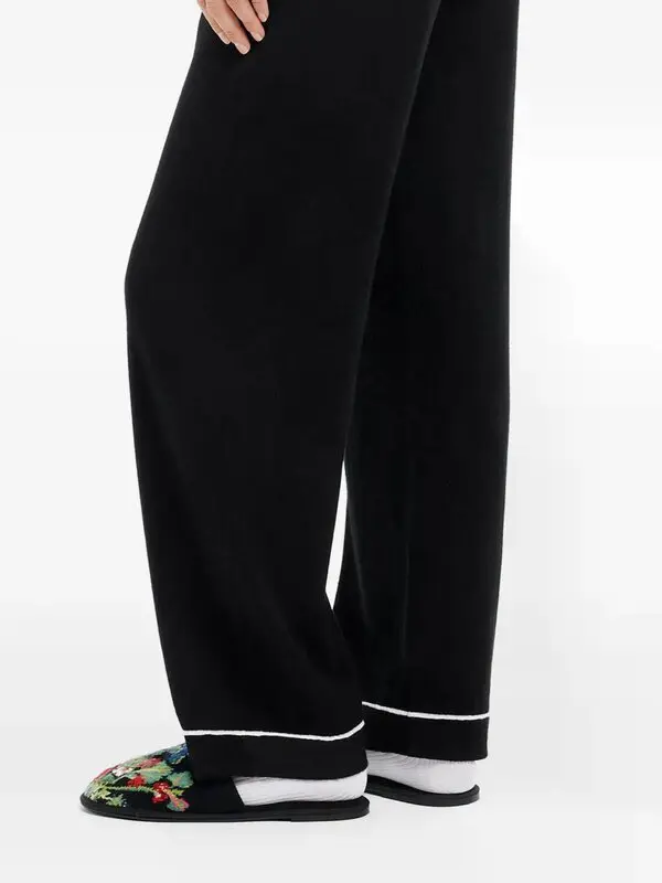 BARRIE Ultra-fine Trousers - Black
