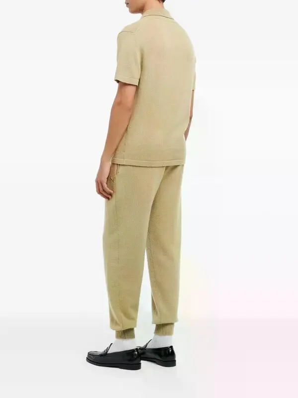 BARRIE Cashmere Polo Shirt - Green
