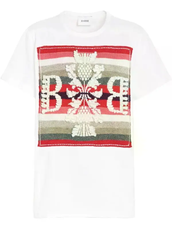 BARRIE Logo-patch T-shirt - White