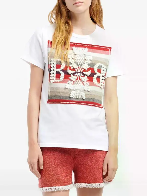 BARRIE Logo-patch T-shirt - White