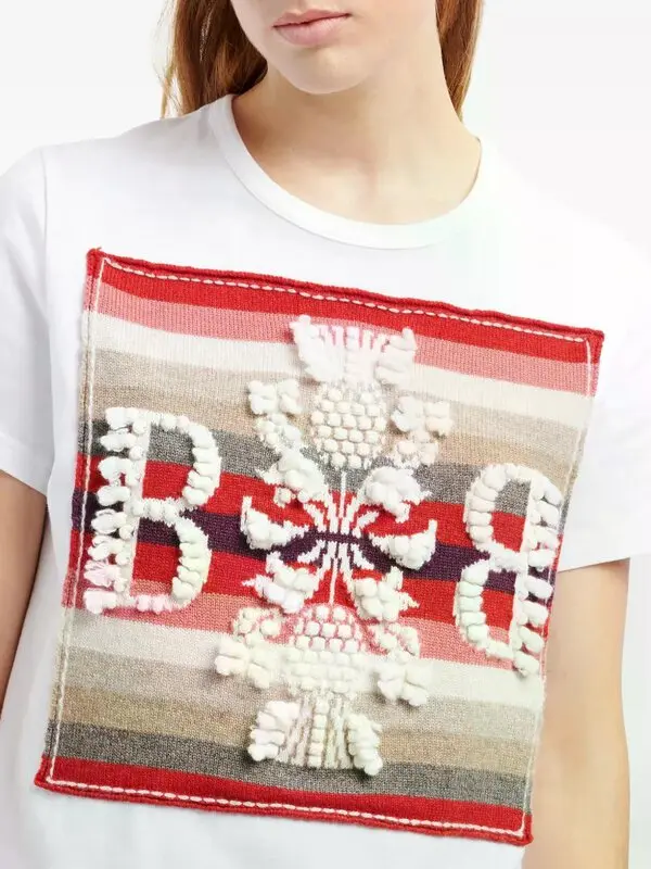 BARRIE Logo-patch T-shirt - White
