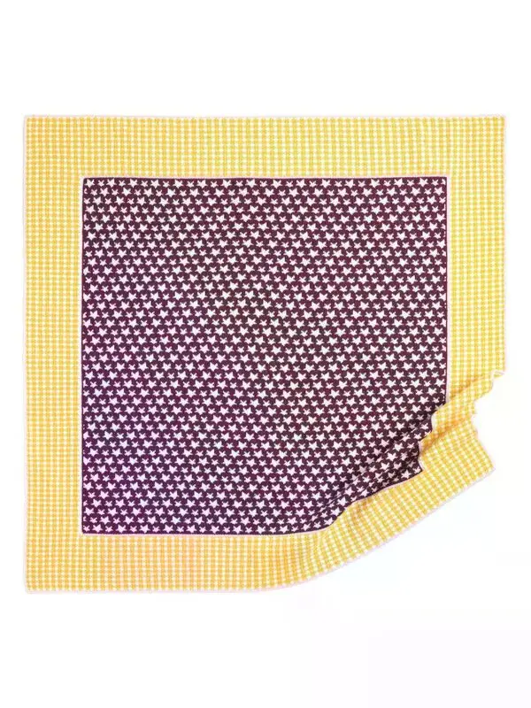 BARRIE Star-pattern Scarf - Purple
