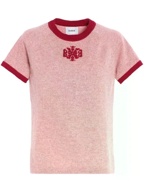 BARRIE Cashmere T-shirt - Pink