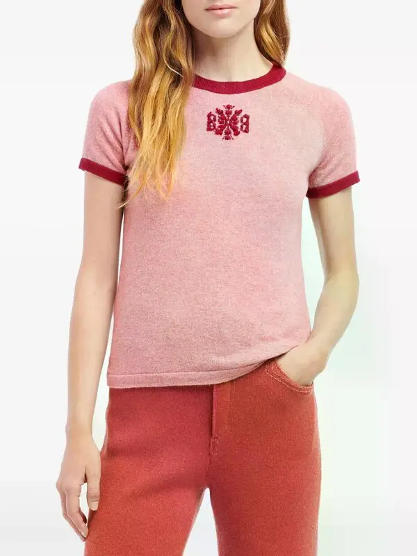 BARRIE Cashmere T-shirt - Pink