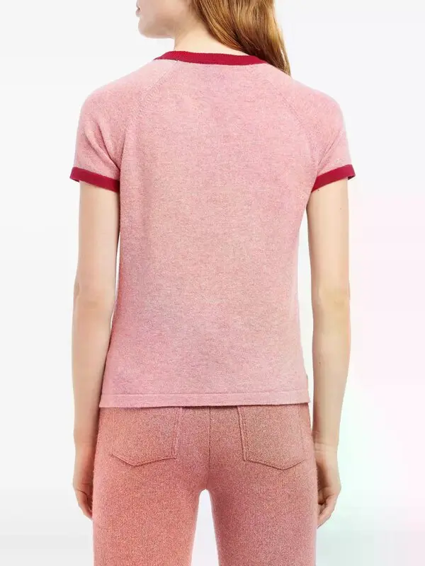 BARRIE Cashmere T-shirt - Pink