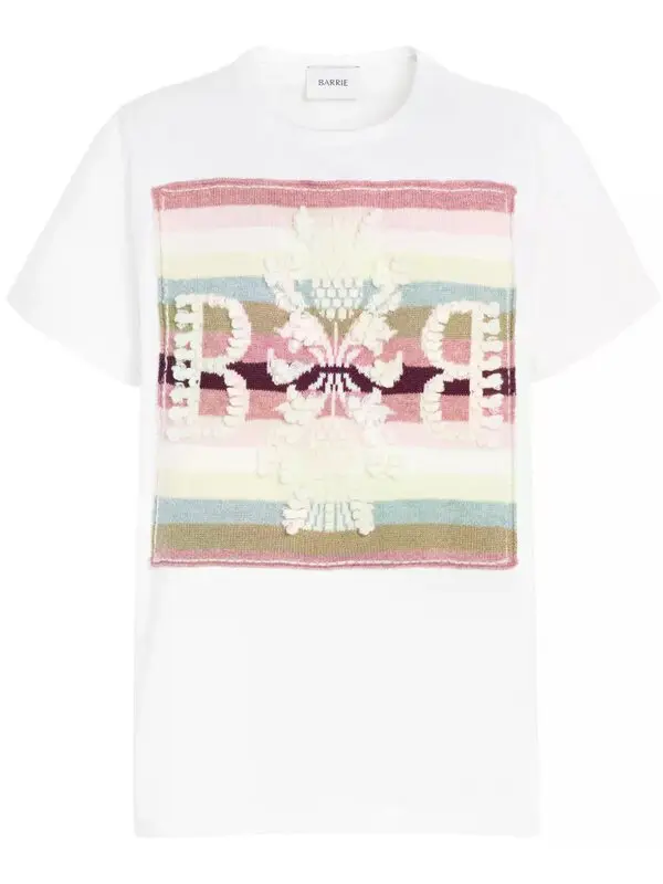 BARRIE Logo-patch T-shirt - White