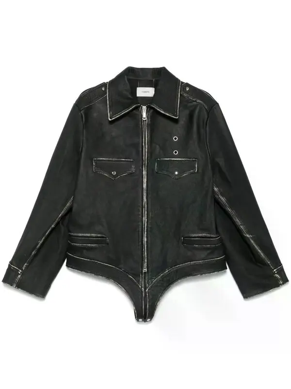 Coperni Leather Body Jacket