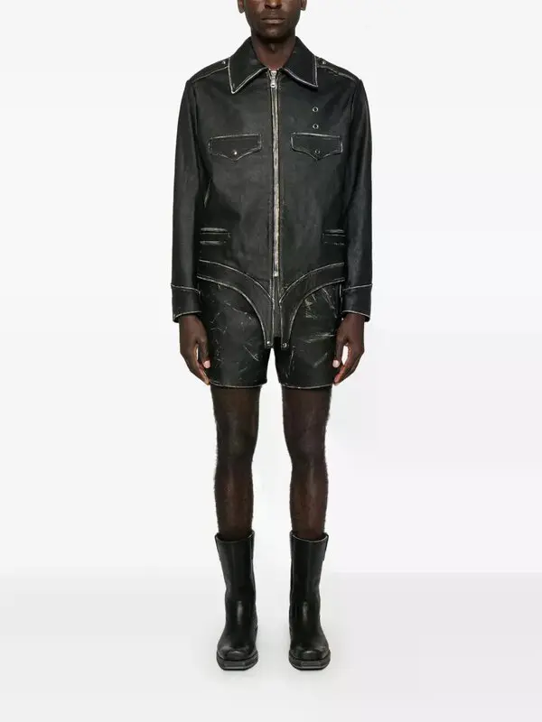 Coperni Leather Boxer Shorts