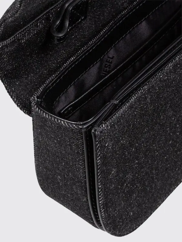 DIESEL® Mini Bag With Logo Detail - Black