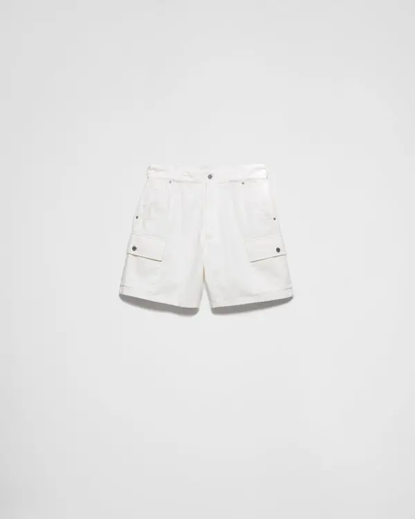 Prada Denim Bermuda Shorts