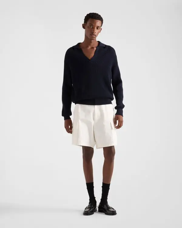 Prada Denim Bermuda Shorts