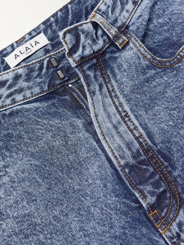 Alaïa Paneled Baggy Jeans