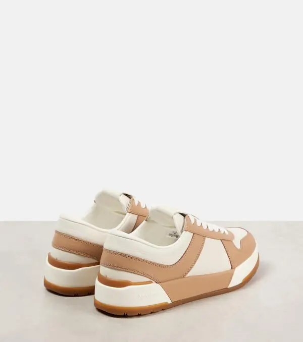 Max Mara Chill Leather Lace-up Sneakers