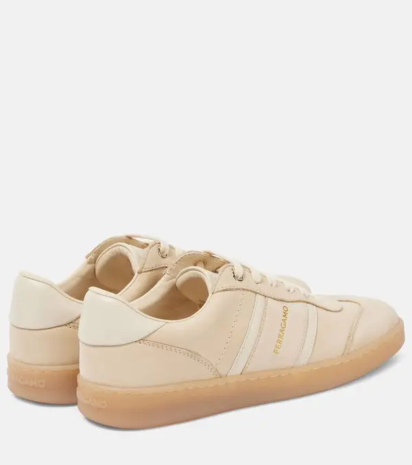 FERRAGAMO Achille 1 Leather Sneakers