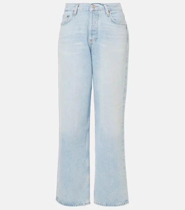 AGOLDE V-waist Baggy Straight Jeans