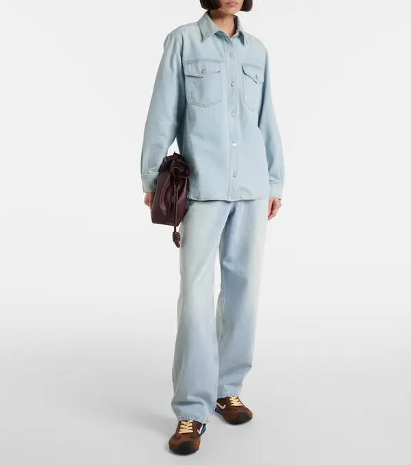 AGOLDE V-waist Baggy Straight Jeans