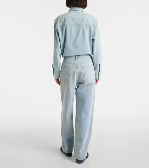 AGOLDE V-waist Baggy Straight Jeans