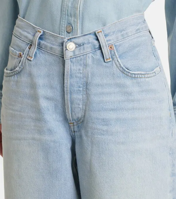 AGOLDE V-waist Baggy Straight Jeans