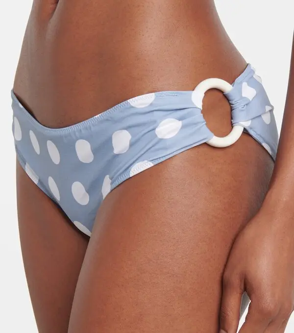 Marysia Coronada Polka-dot Bikini Bottom
