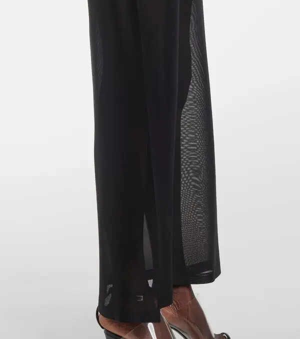 Alaïa Sheer Knitted Midi Dress