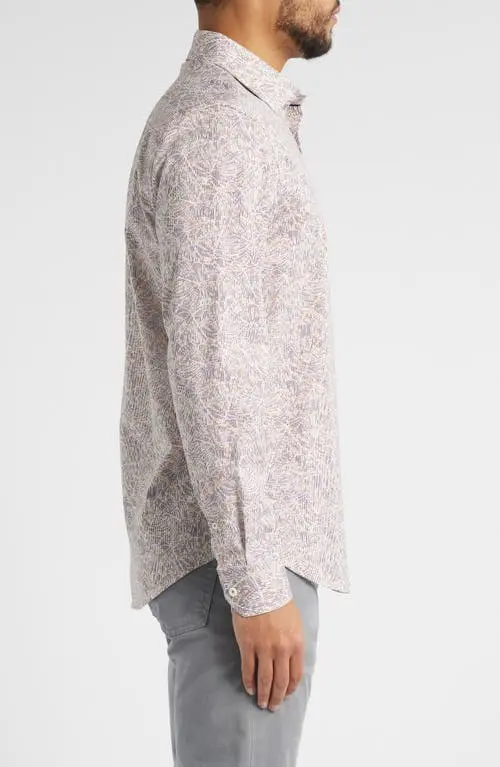 Bugatchi James Ooohcotton® Button-up Shirt - Jaffa