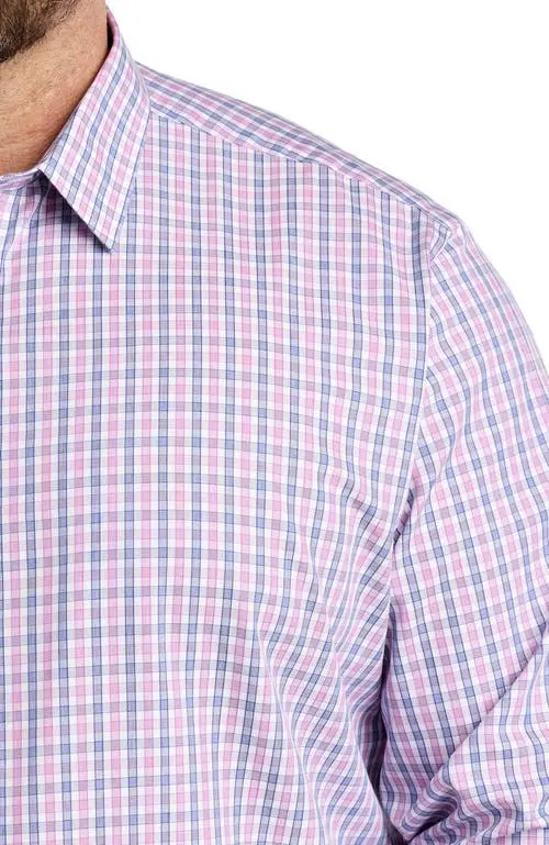 UNTUCKIT FIT BY DXL Big & Tall Dolcetto Sport Shirt - Pink