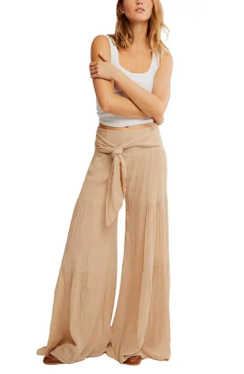 Free People Tie-waist Wide-leg Pants
