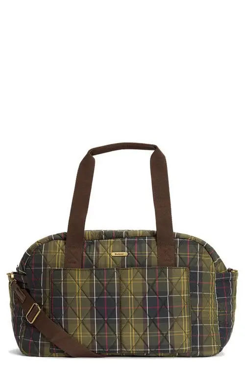 Barbour Wetherham Tartan Quilted Travel Bag - Classic Tartan