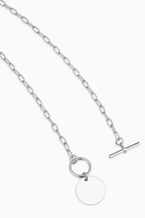 ORADINA Toggle Me Disc Pendant Necklace