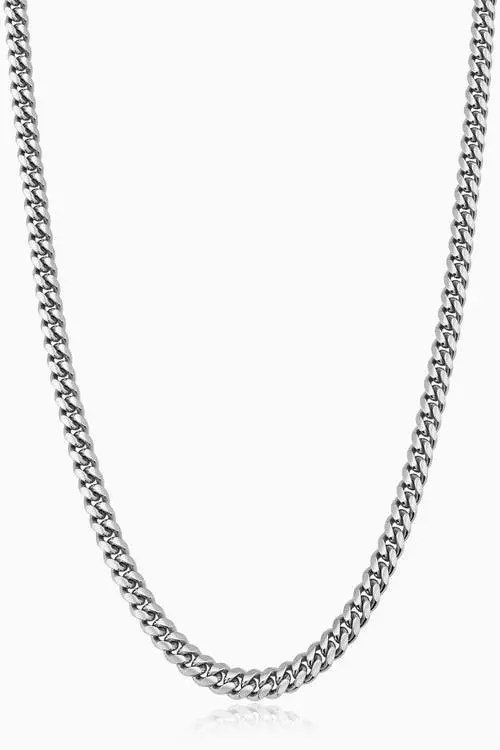 ORADINA In Command Cuban Chain - Silver