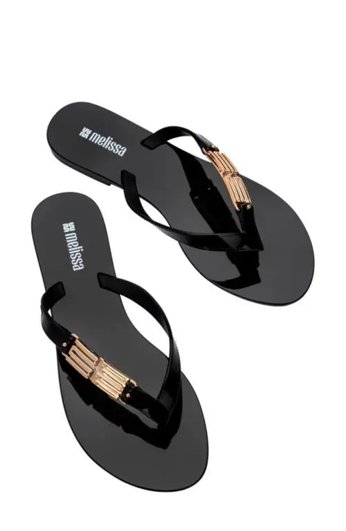 Melissa Harmonic Flip Flop - Black