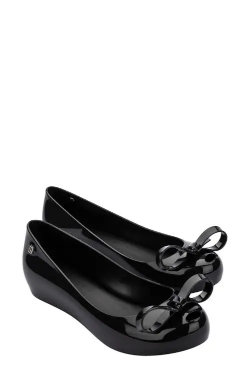 Melissa Ultragirl Bow Iii Flat - Black