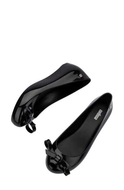 Melissa Ultragirl Bow Iii Flat - Black