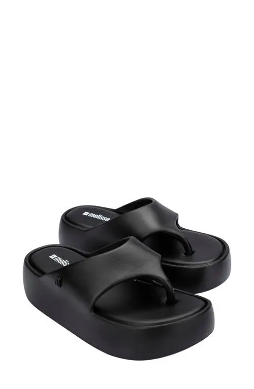 Melissa Free Platform Flip Flop - Black