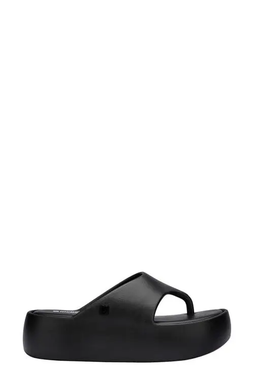 Melissa Free Platform Flip Flop - Black