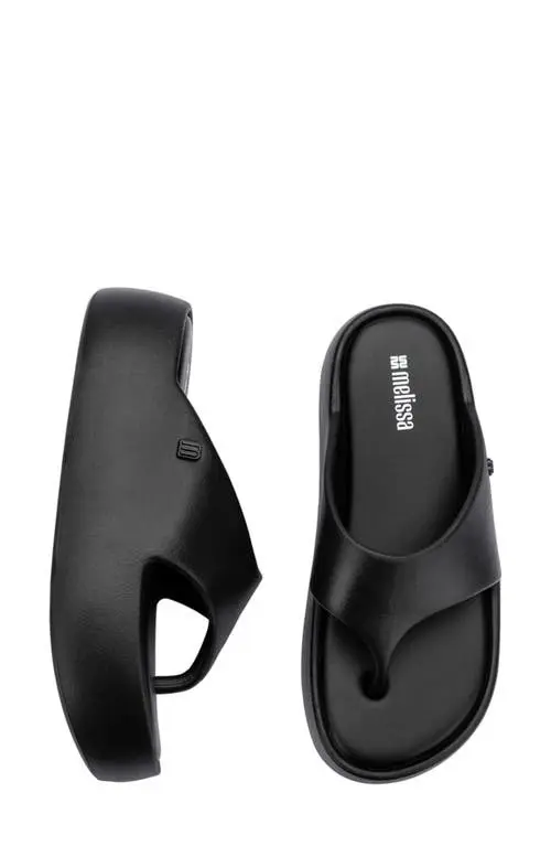 Melissa Free Platform Flip Flop - Black