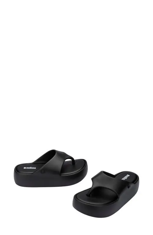 Melissa Free Platform Flip Flop - Black