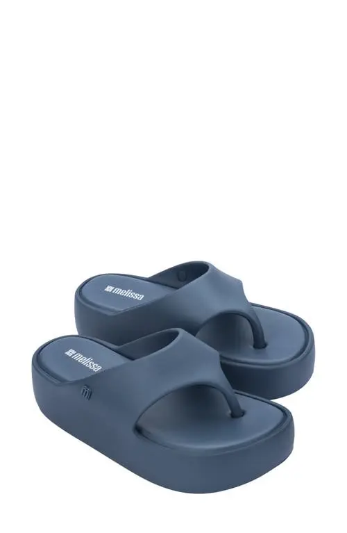 Melissa Free Platform Flip Flop - Blue