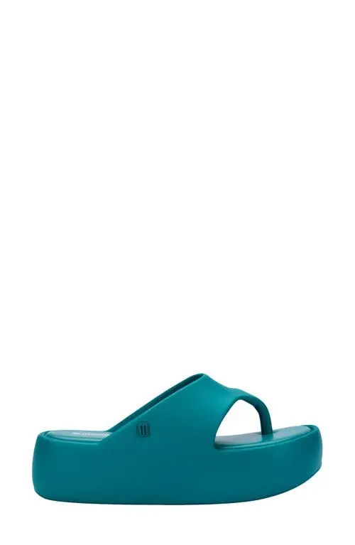 Melissa Free Platform Flip Flop - Teal