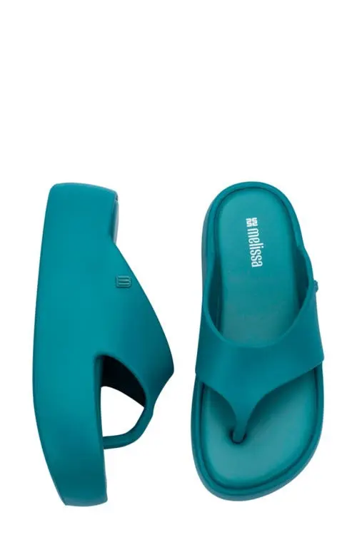 Melissa Free Platform Flip Flop - Teal