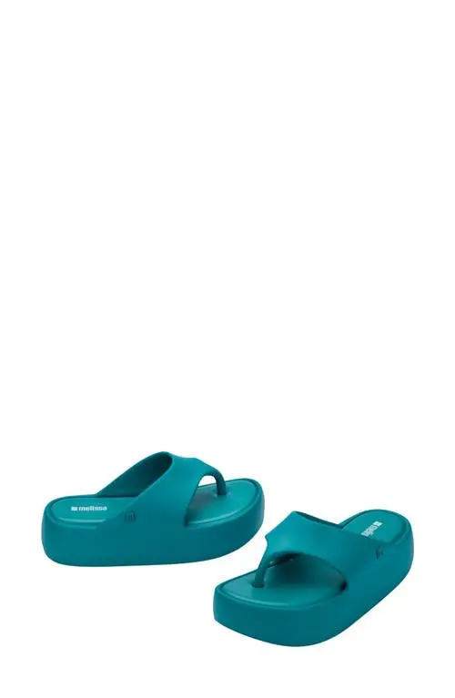 Melissa Free Platform Flip Flop - Teal