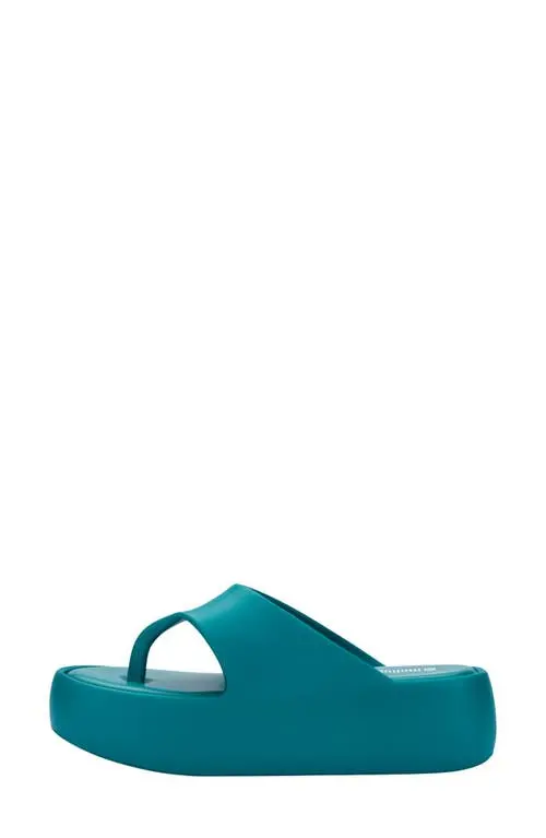 Melissa Free Platform Flip Flop - Teal