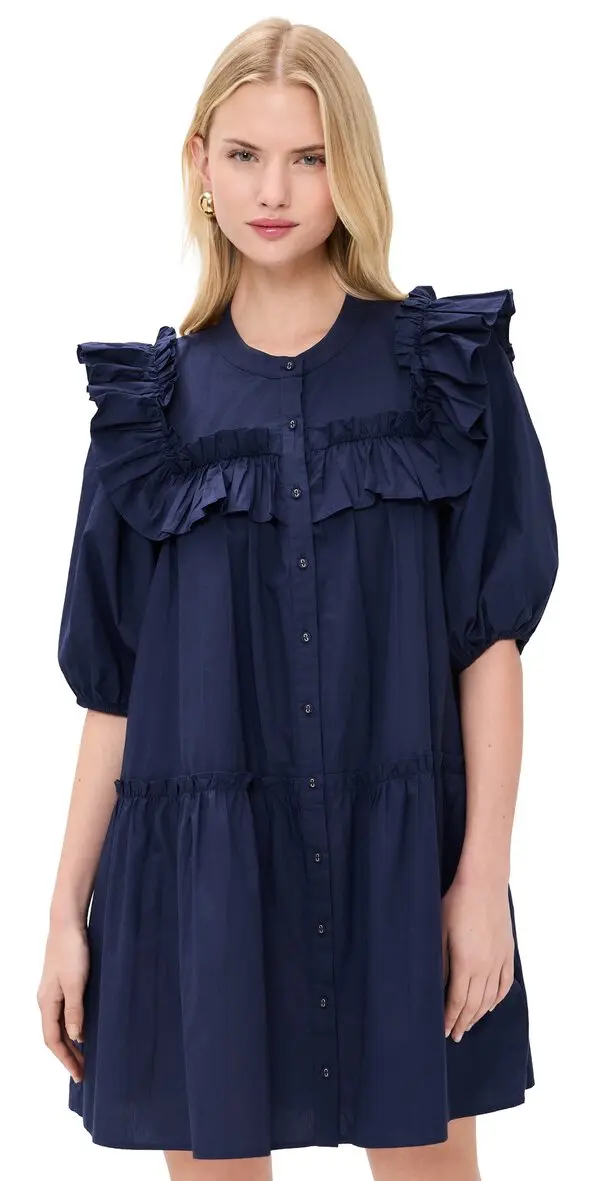 CLEOBELLA Tatiana Mini Dress - Peacoat